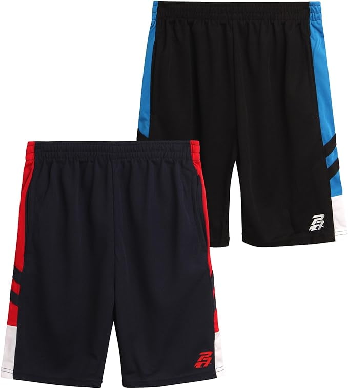 Pro Athlete Boys' Athletic Shorts - 2 Pack Active Performance ...