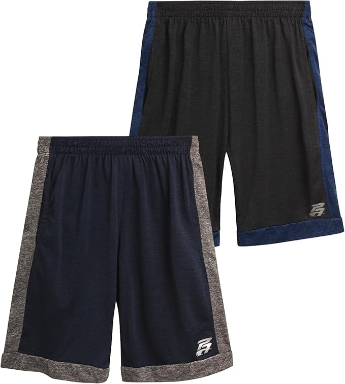 Pro Athlete Boys' Athletic Shorts - 2 Pack Active Performance ...