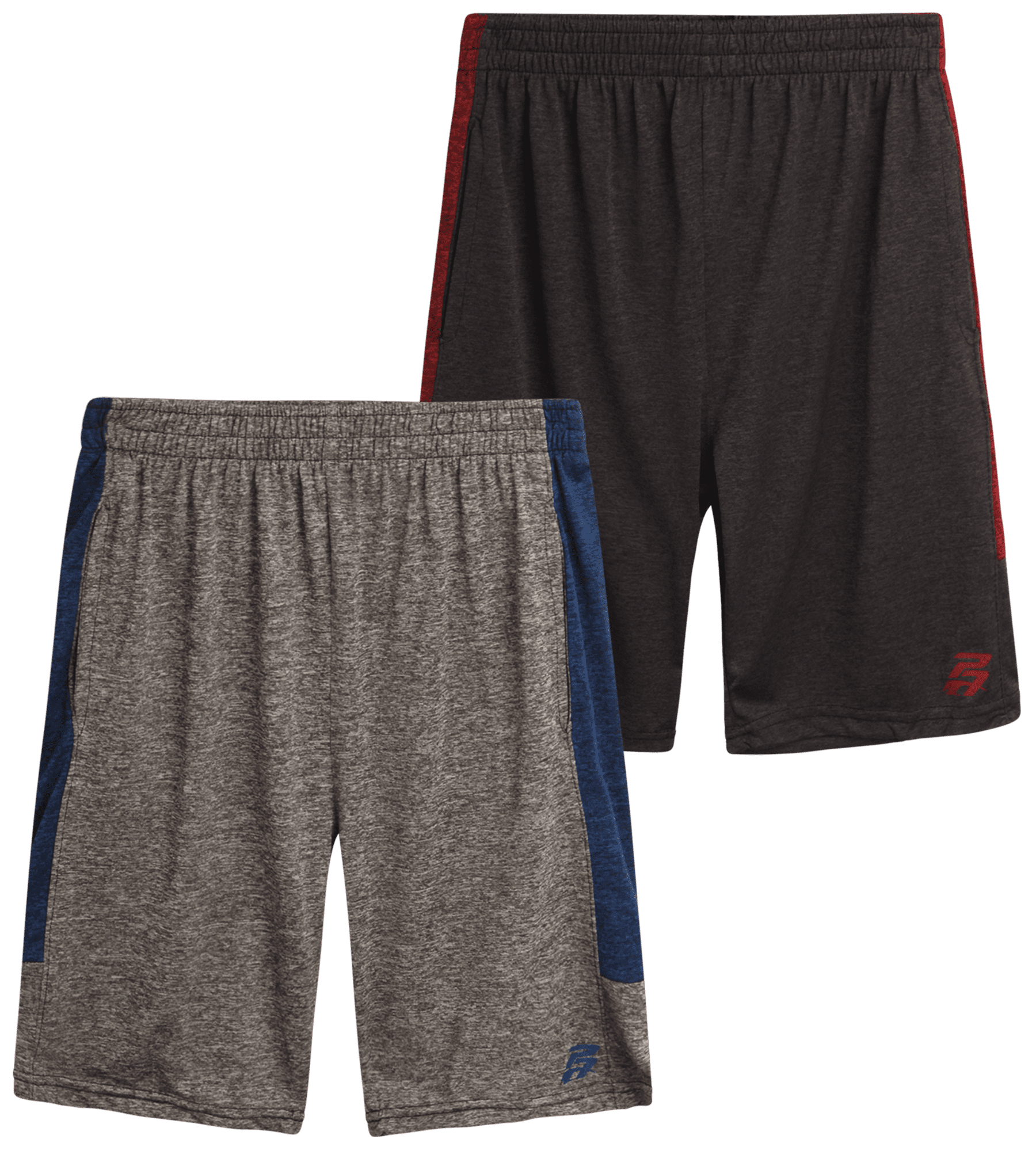 Pro Athlete Boys' Athletic Shorts 2 Pack Knee Length Quick Dry ...