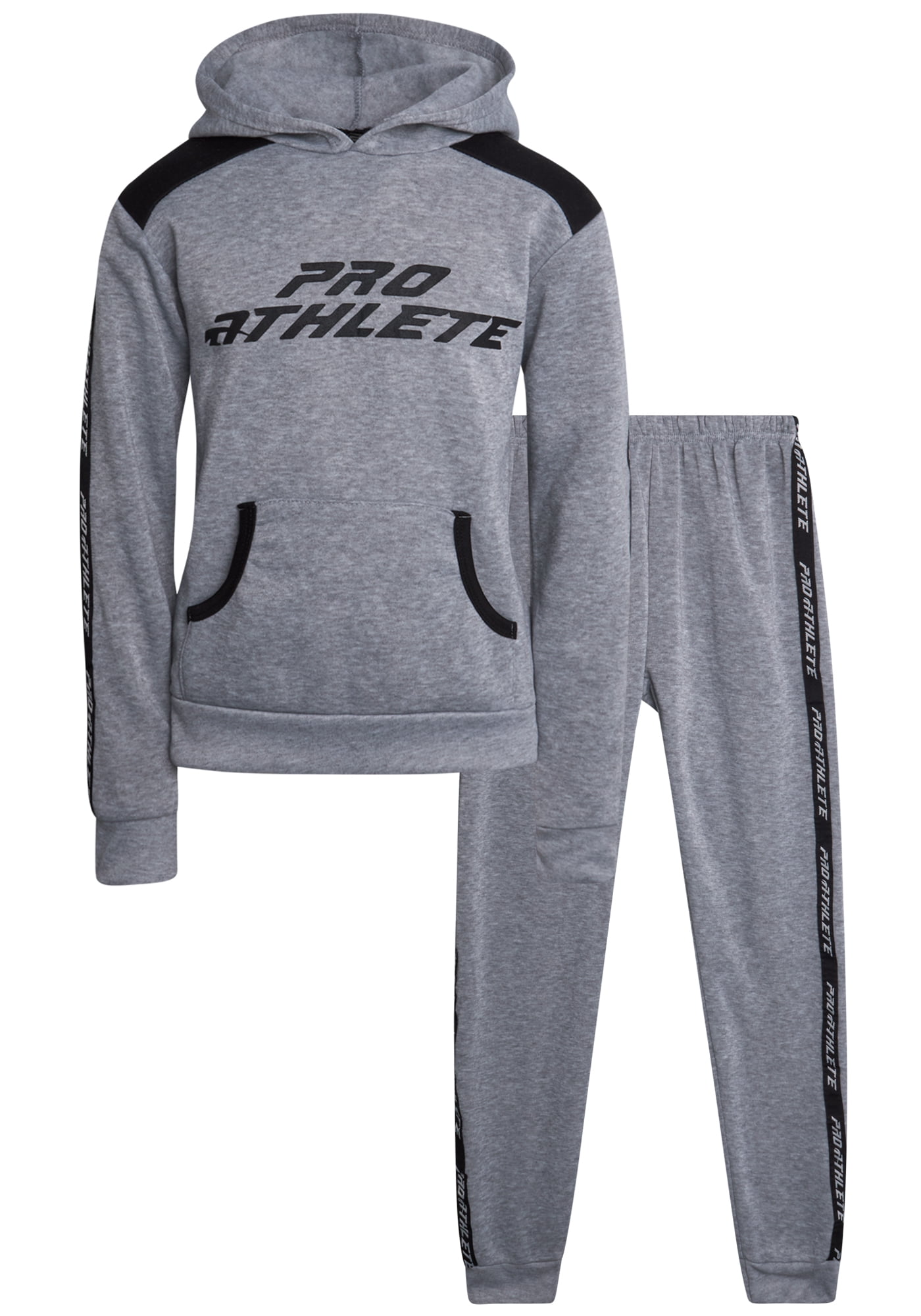 Pro Athlete Boys' Sweatsuit Set - 2 Piece Fleece Pullover Hoodie and ...