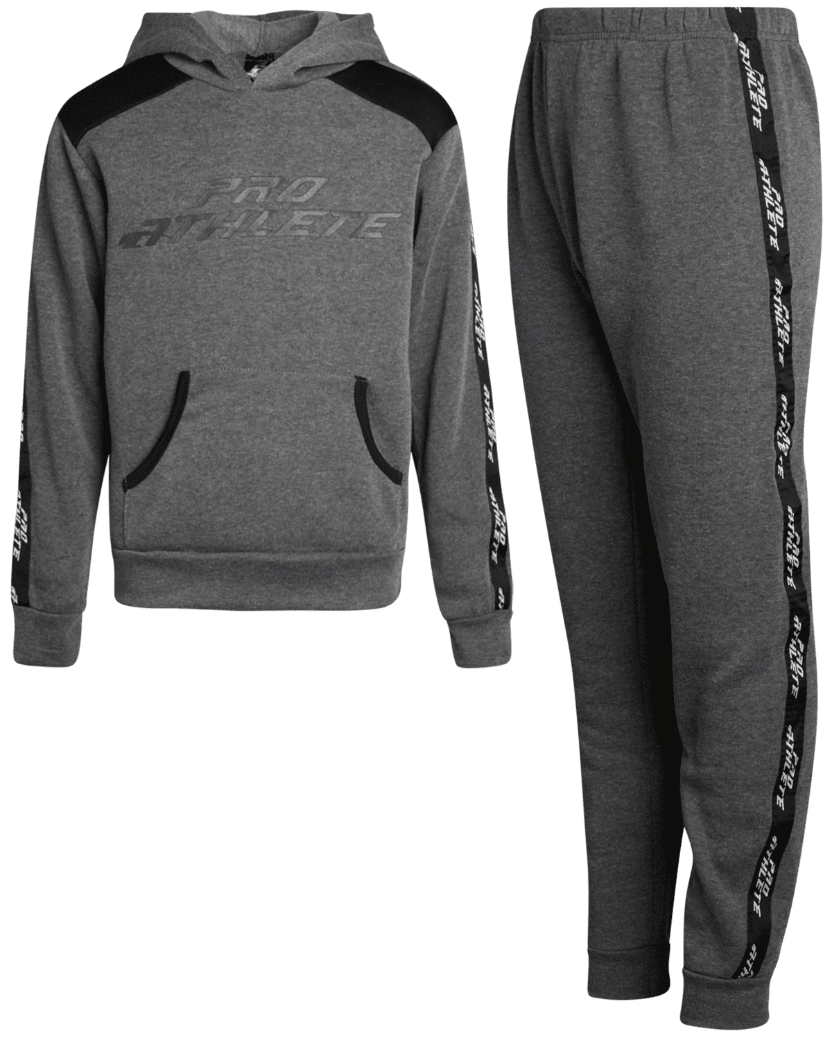Pro Athlete Boys’ Sweatsuit Set - 2 Piece Fleece Pullover Hoodie and ...