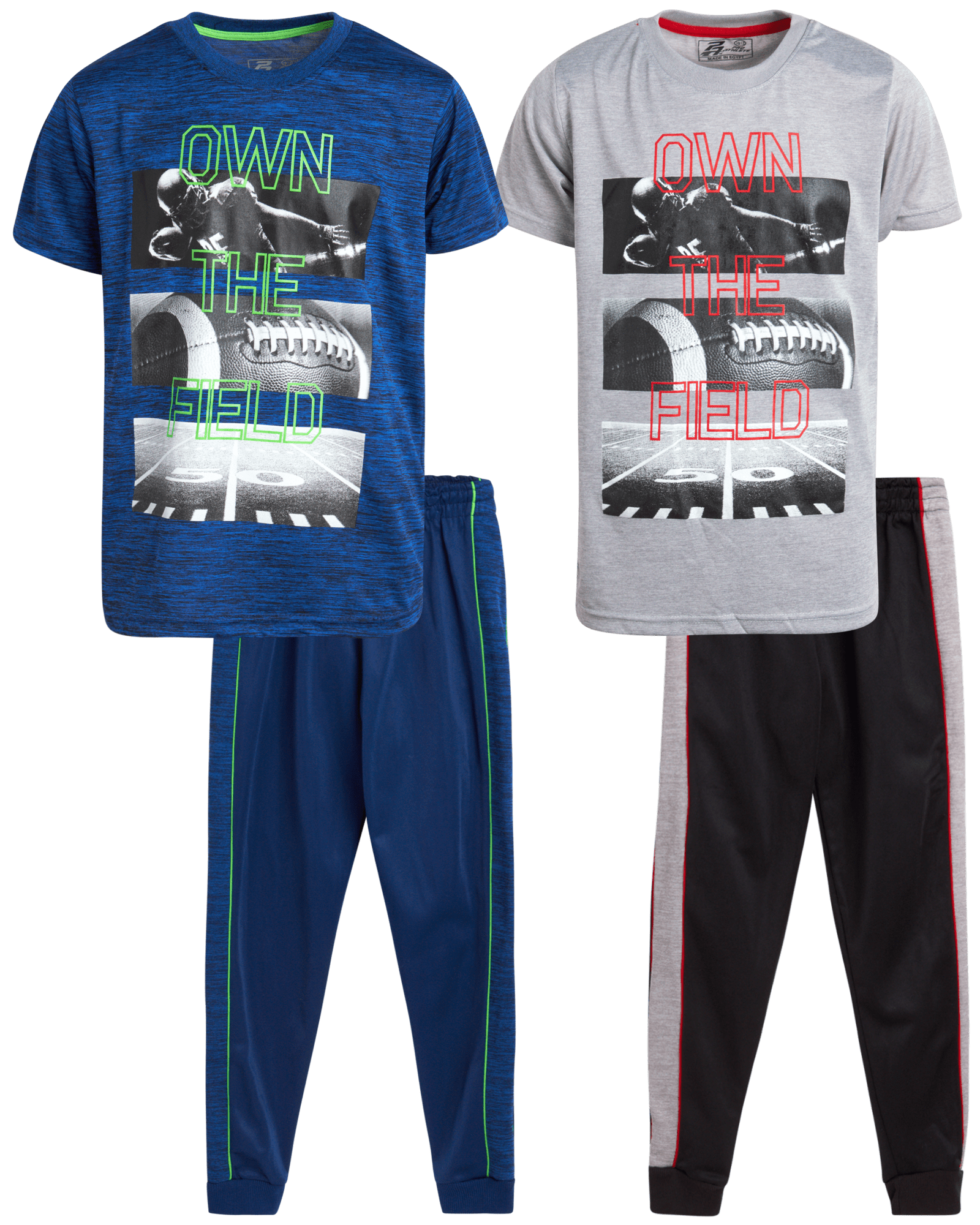 Pro Athlete Boys' Sweatsuit Set - 4 Piece Performance Shirt and Tricot ...