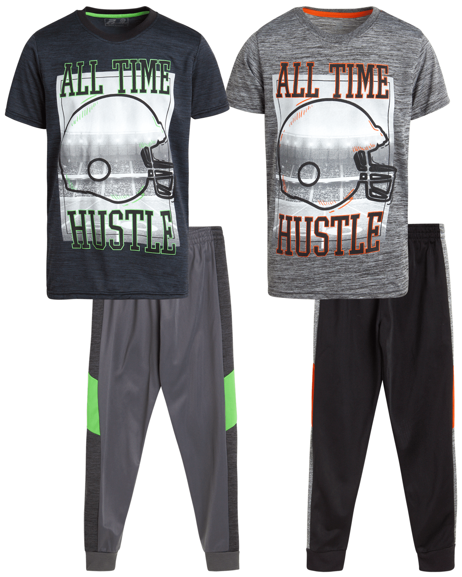 Pro Athlete Boys’ Sweatsuit Set - 4 Piece Performance Shirt and Tricot ...