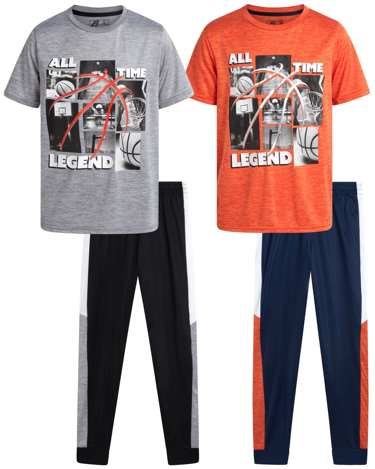 Pro Athlete Boys' Sweatsuit Set - 4 Piece Performance Shirt and Tricot ...