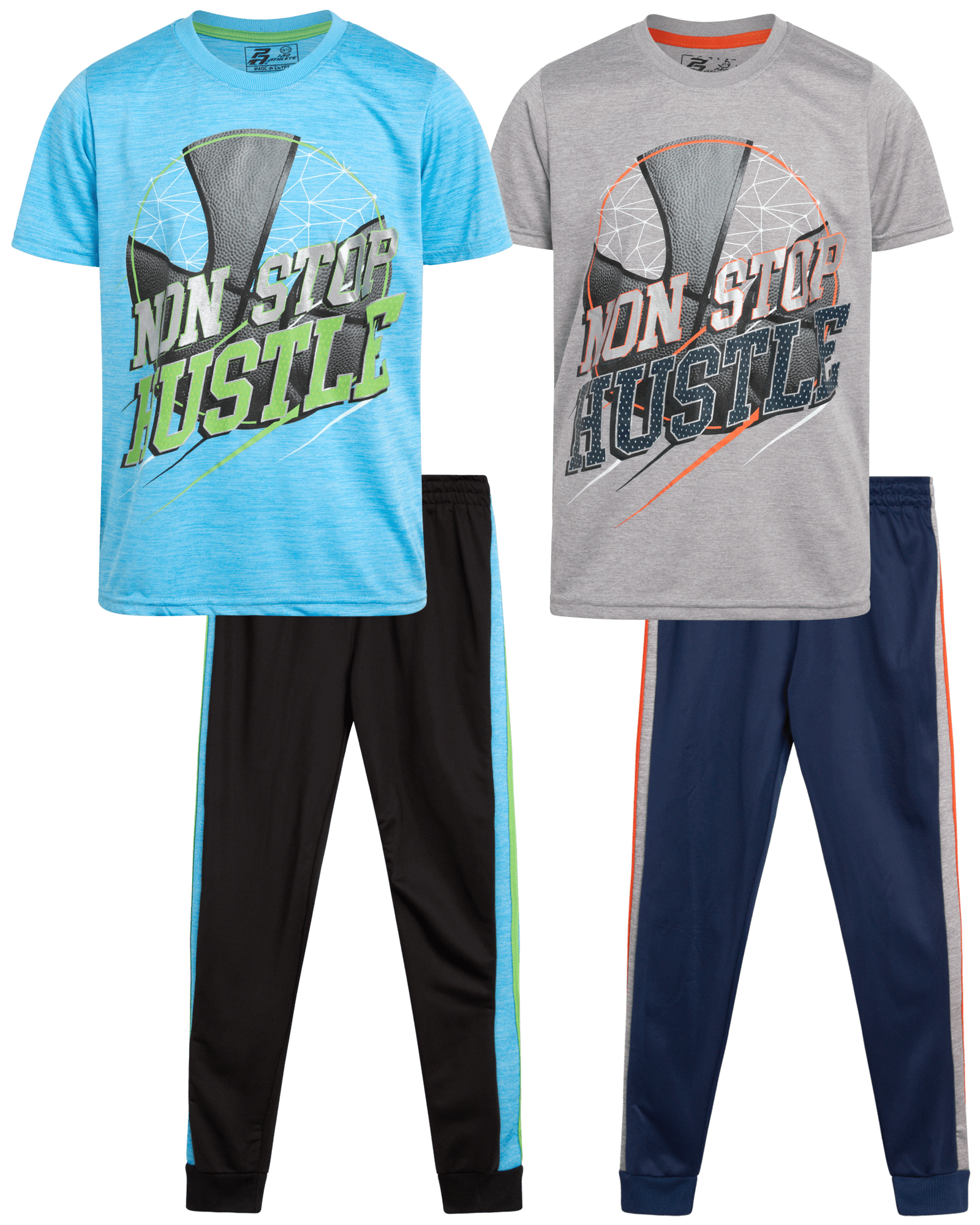 Pro Athlete Boys' Sweatsuit Set - 4 Piece Performance Shirt and Tricot ...