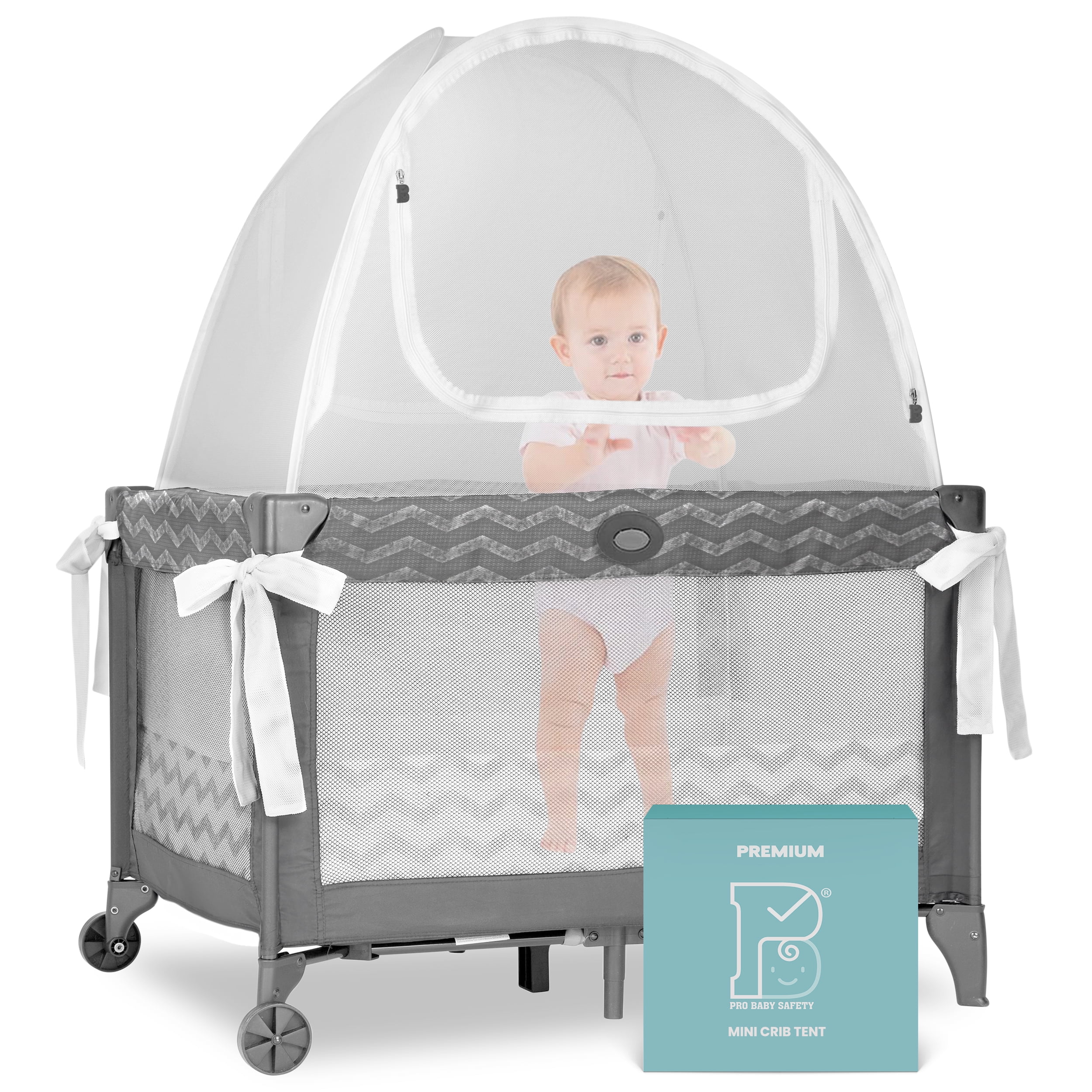 Free Shipping! Pro Baby Safety Premium Pack n Play Tent, Mini Crib Tent ...