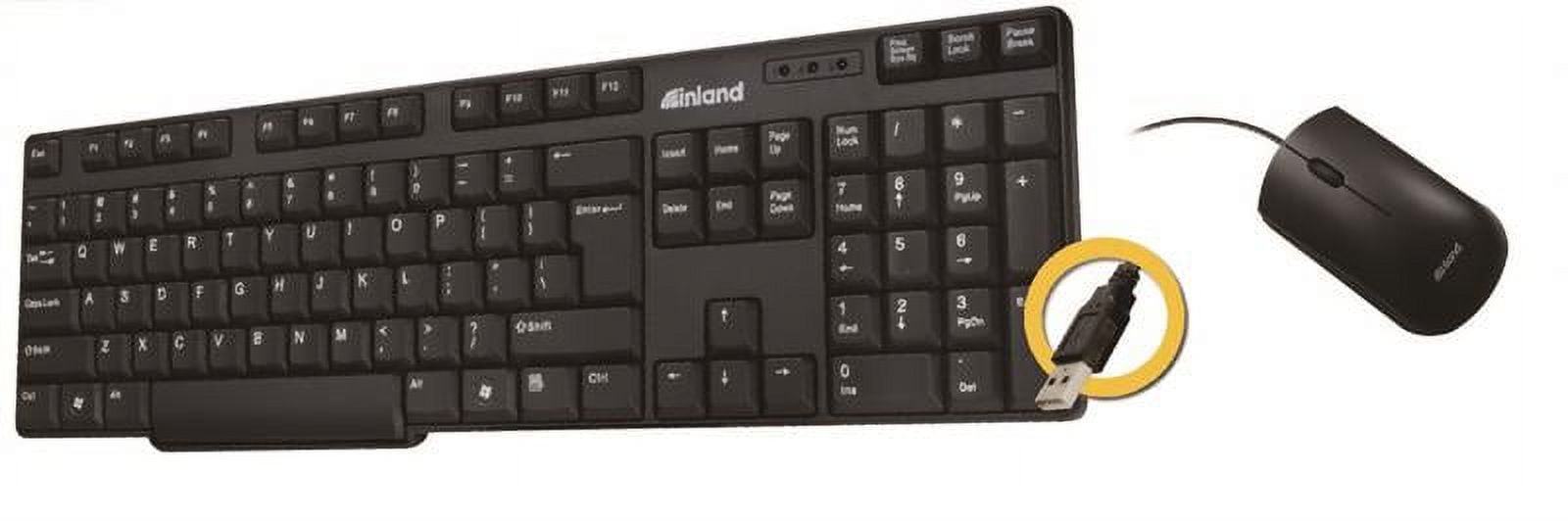 Pro Basic USB Keyboard Mice Combo: Computer Accessories - Walmart.com
