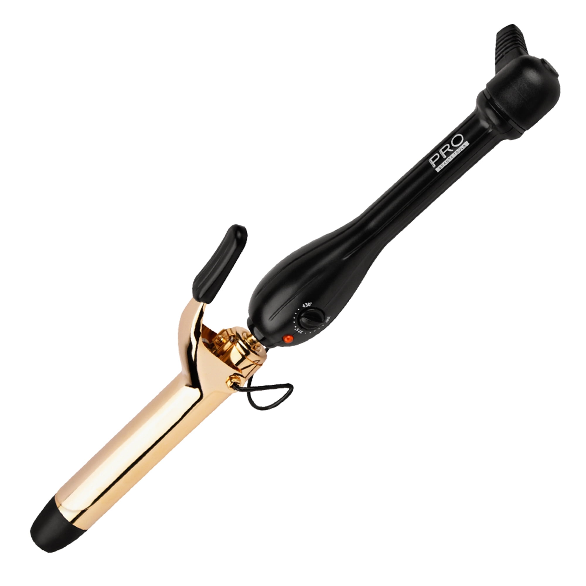 Pro Beauty Tools 24-Hour Curls Professional Gold Curling Iron, 1 ...