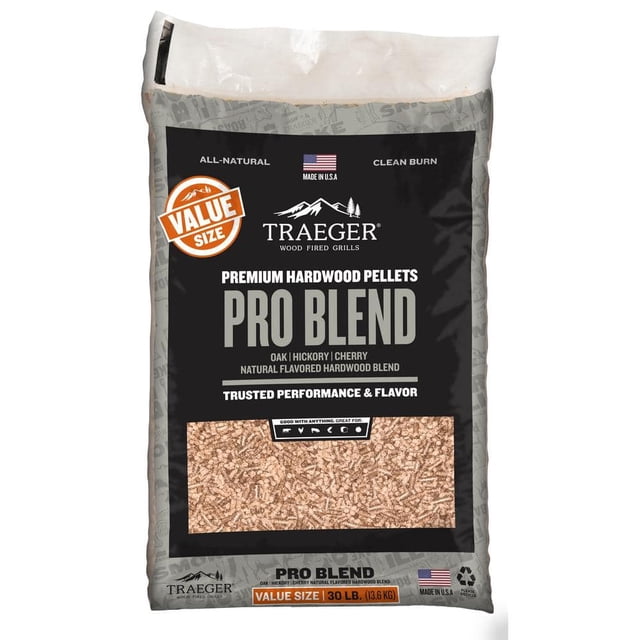 Pro Blend All-Natural Wood Grilling Pellets (30 lb. Bag) - Walmart ...
