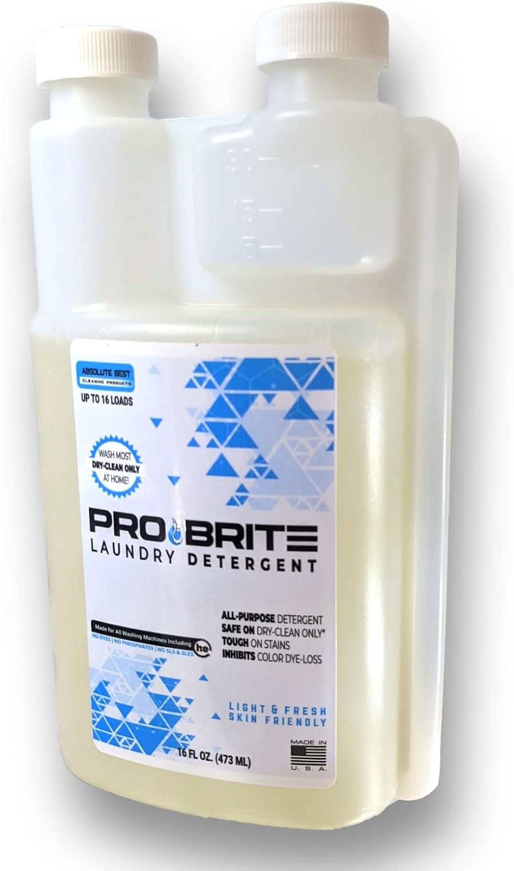 Pro-Brite Liquid Laundry Detergent - Proprietary Wet Cleaning ...
