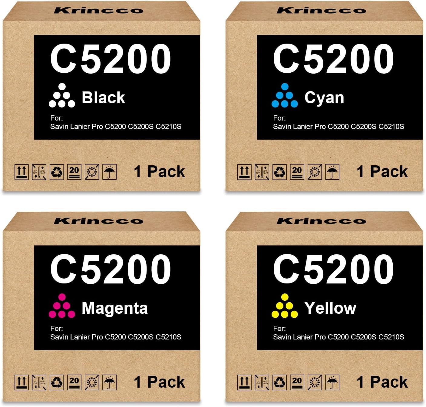 Pro C5200 Toner Cartridge High Yield 828422 828423 828424 828425 ...