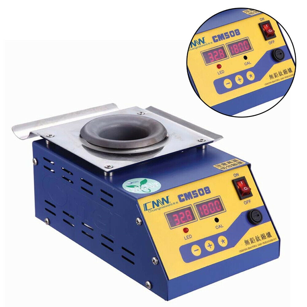 Pro CM-508 Round Titanium Alloy Soldering Pot Furnace Lead-Free Solder ...