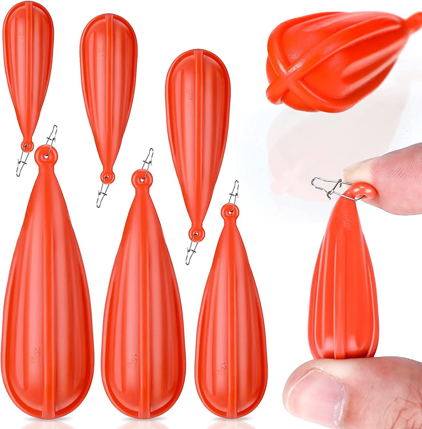 Pro Cast Series, Easy To Use Practice Casting Plug, Orange Precision ...