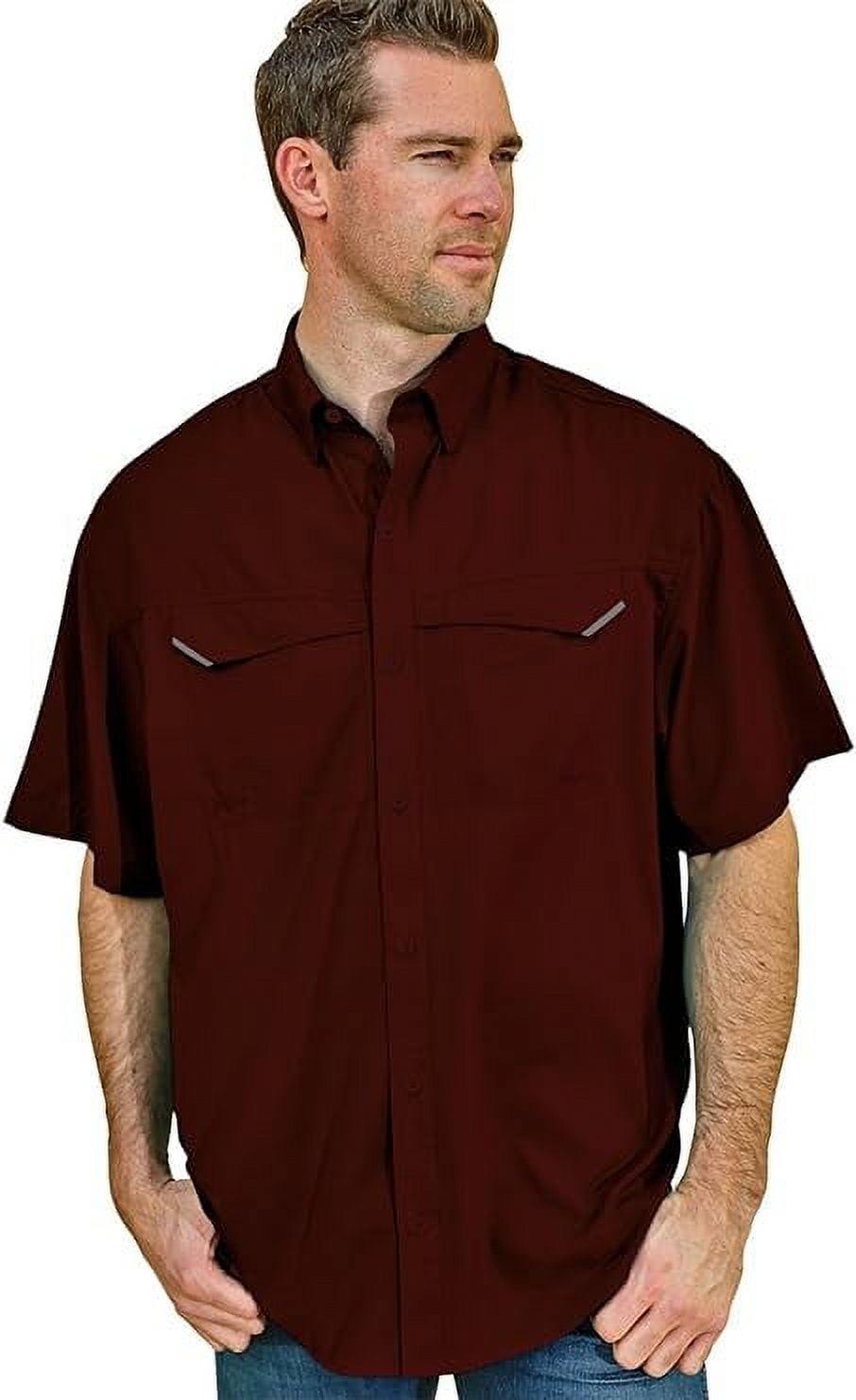 Pro Celebrity Men's Pro Fishing Outdoor Button-Down Shirt (2X-Large ...