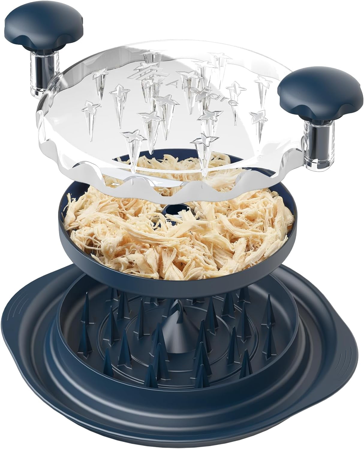 Pro Chicken Shredder, 10.8" Visible Meat Shredders Tool Twist with ...