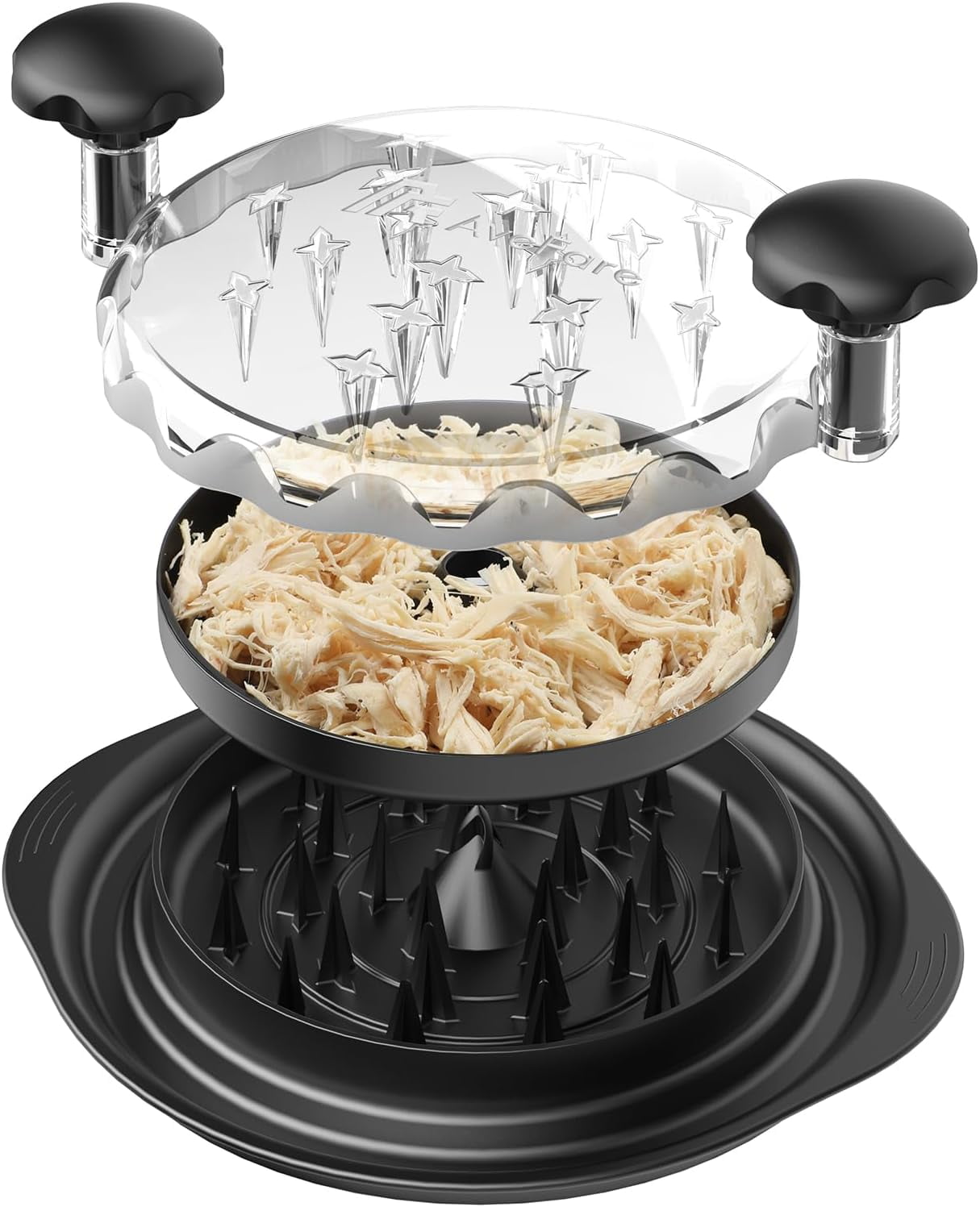 Pro Chicken Shredder, 10.8" Visible Meat Shredders Tool Twist with ...