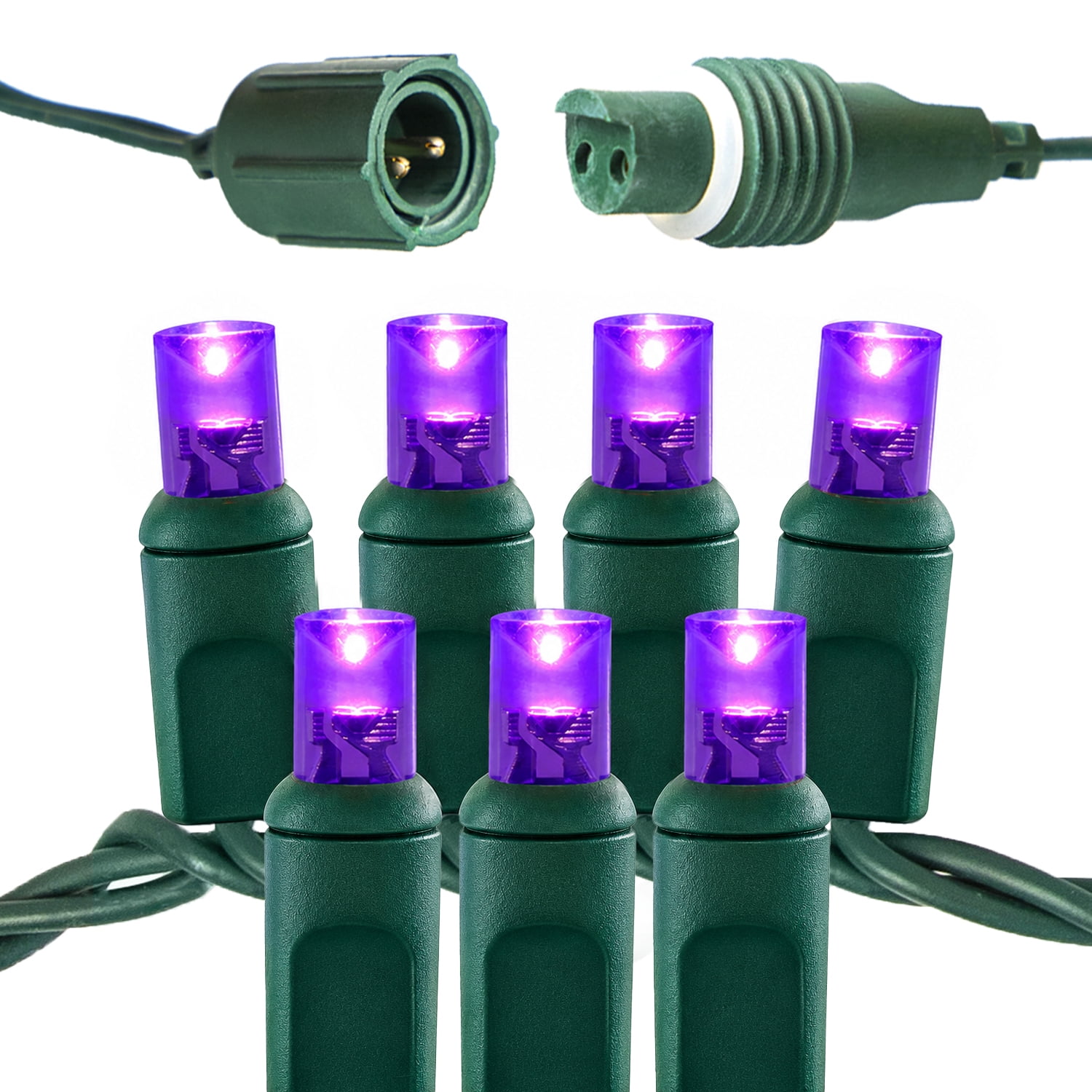 Pro Christmas 5MM Wide Angle Conical LED Christmas Lights RY Connection ...
