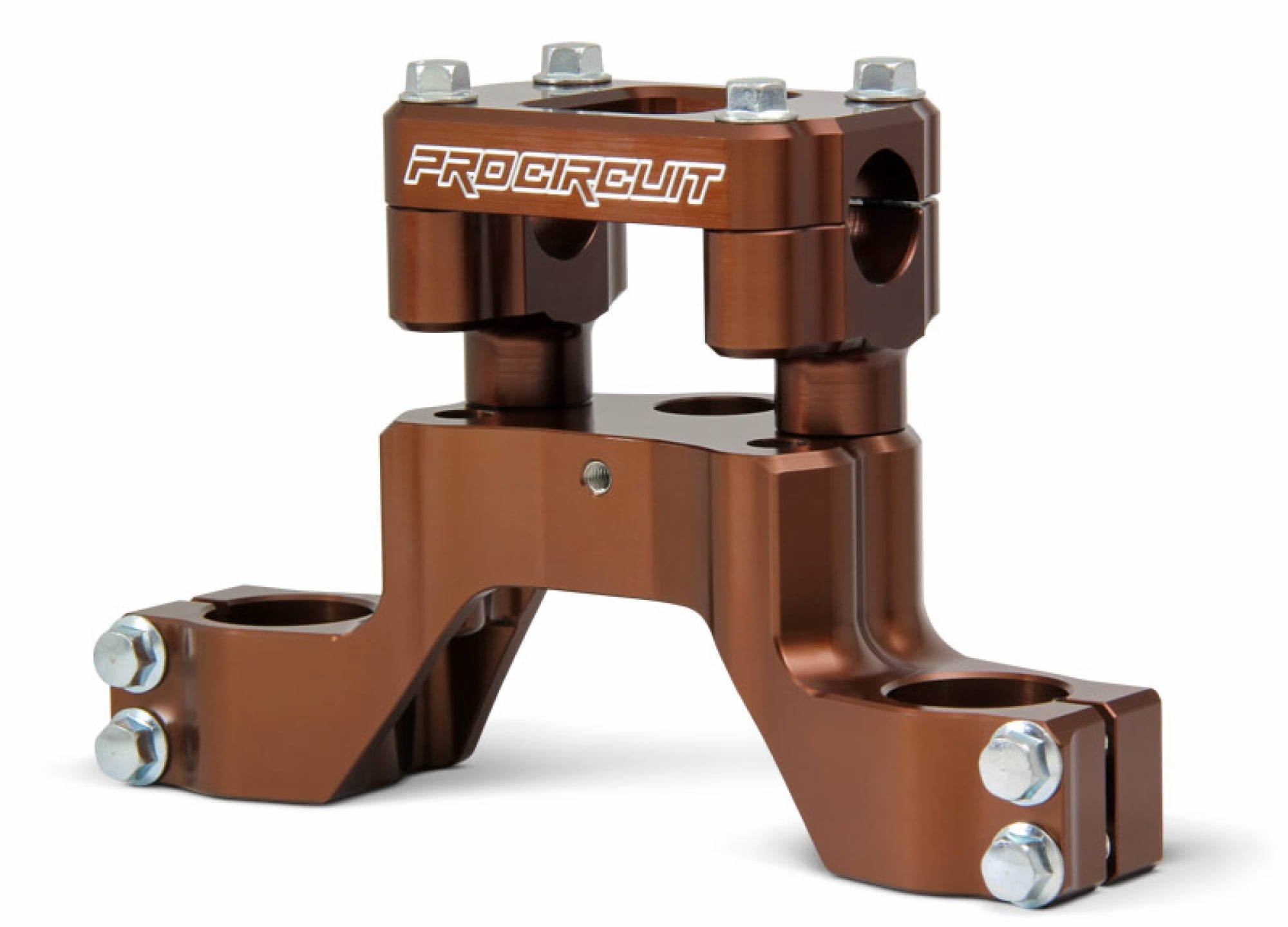Pro Circuit Billet Aluminum Red Top Triple Clamp & 7/8" Bar Mount ...