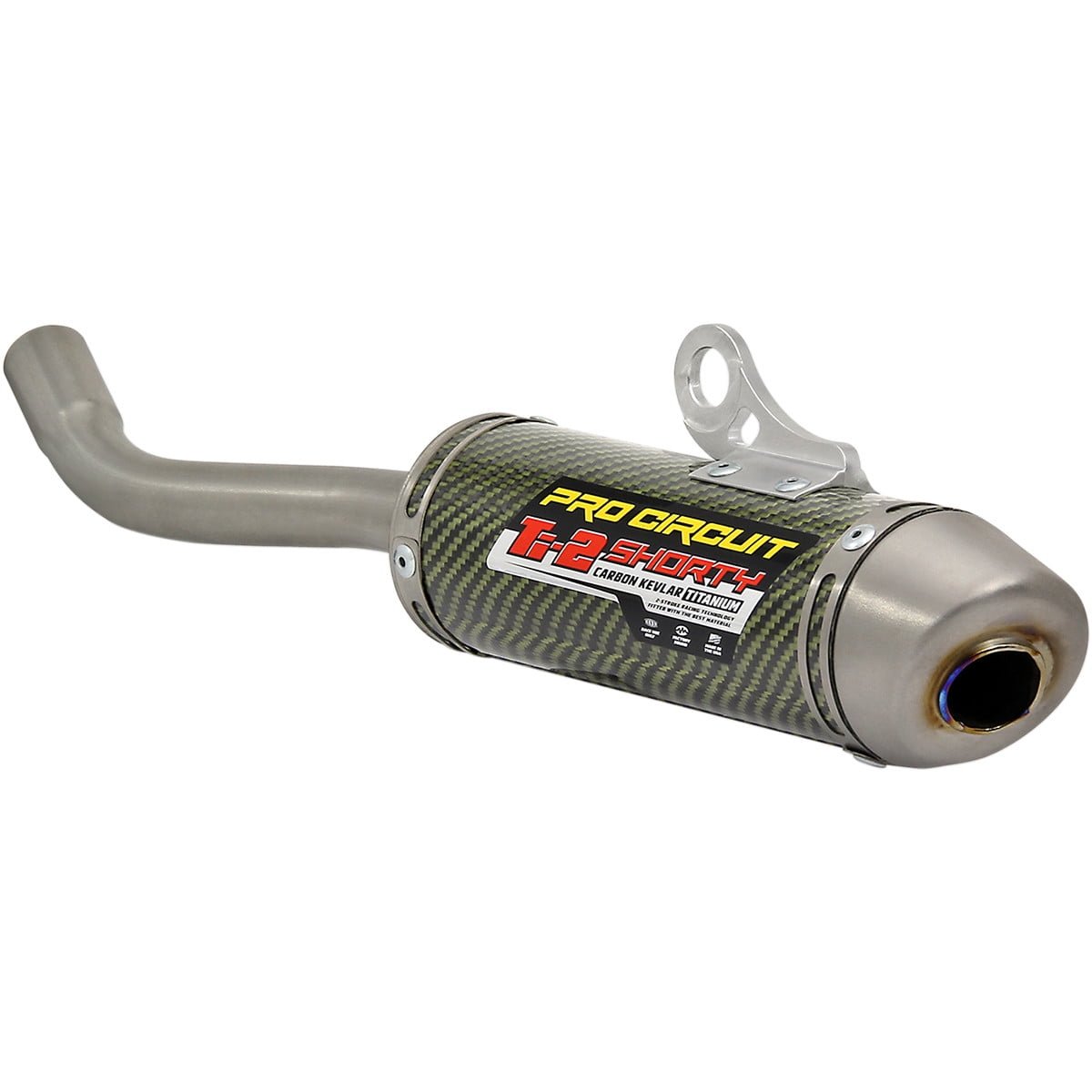 Pro Circuit R304 Shorty Ti-2 Silencer Carbon w/Titanium End Cap ...