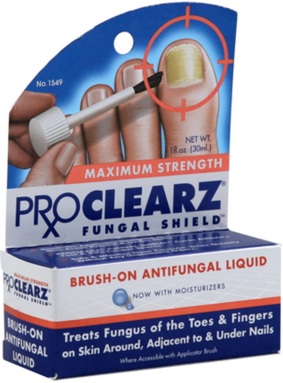 Pro Clearz Fungal Shield Brush-On Antifungal Liquid, Maximum Strength 1 ...