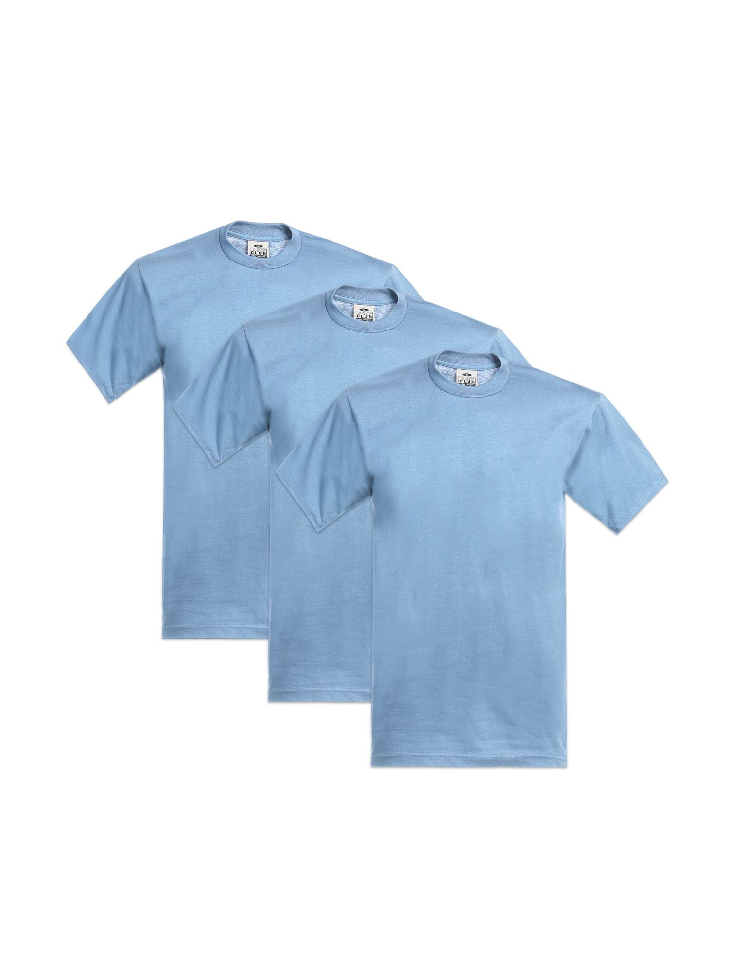 Pro Club Crew Neck Heavyweight Cotton, T-Shirt 3 Pack (Men's, M ...