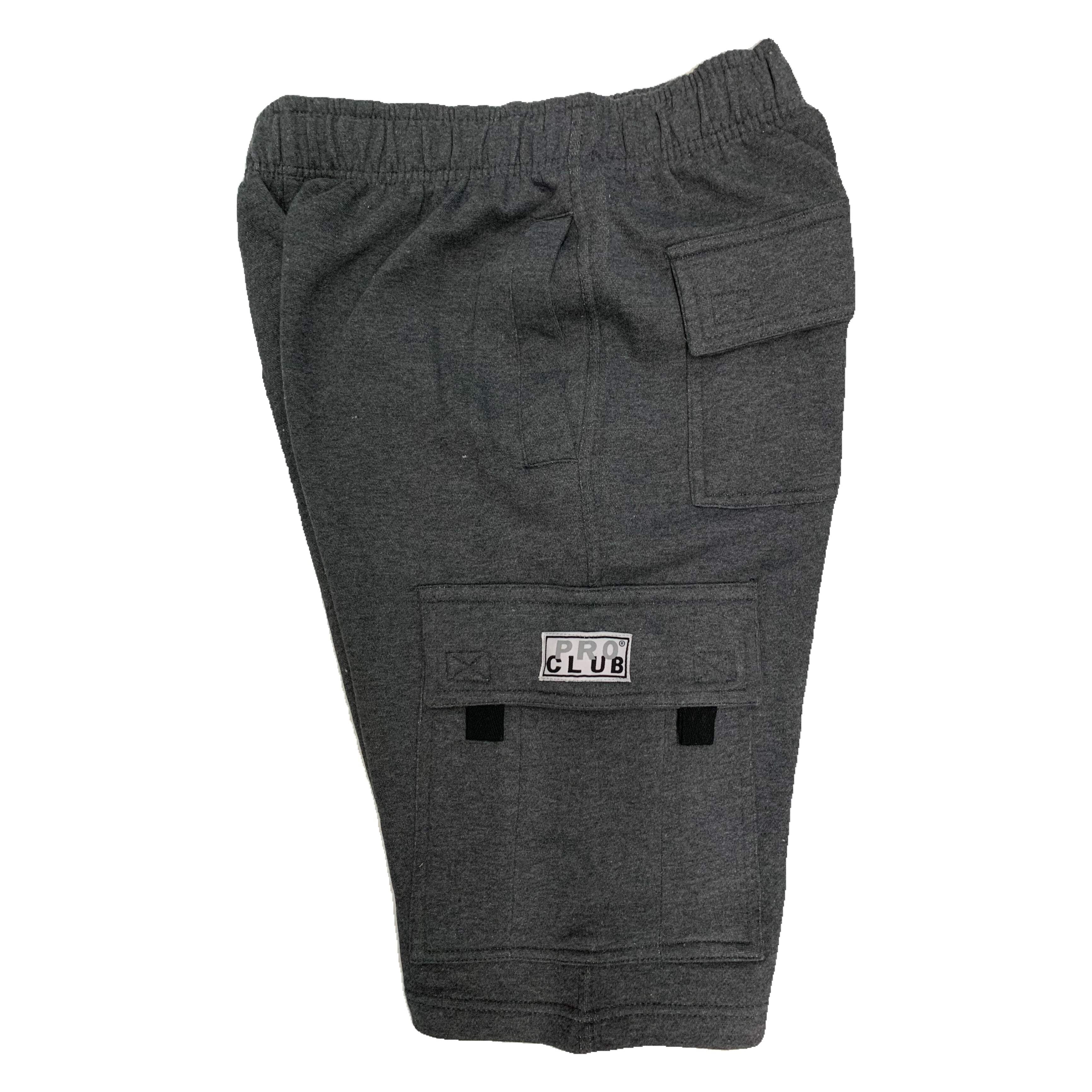 Pro Club Men's Fleece Cargo Shorts - Walmart.com