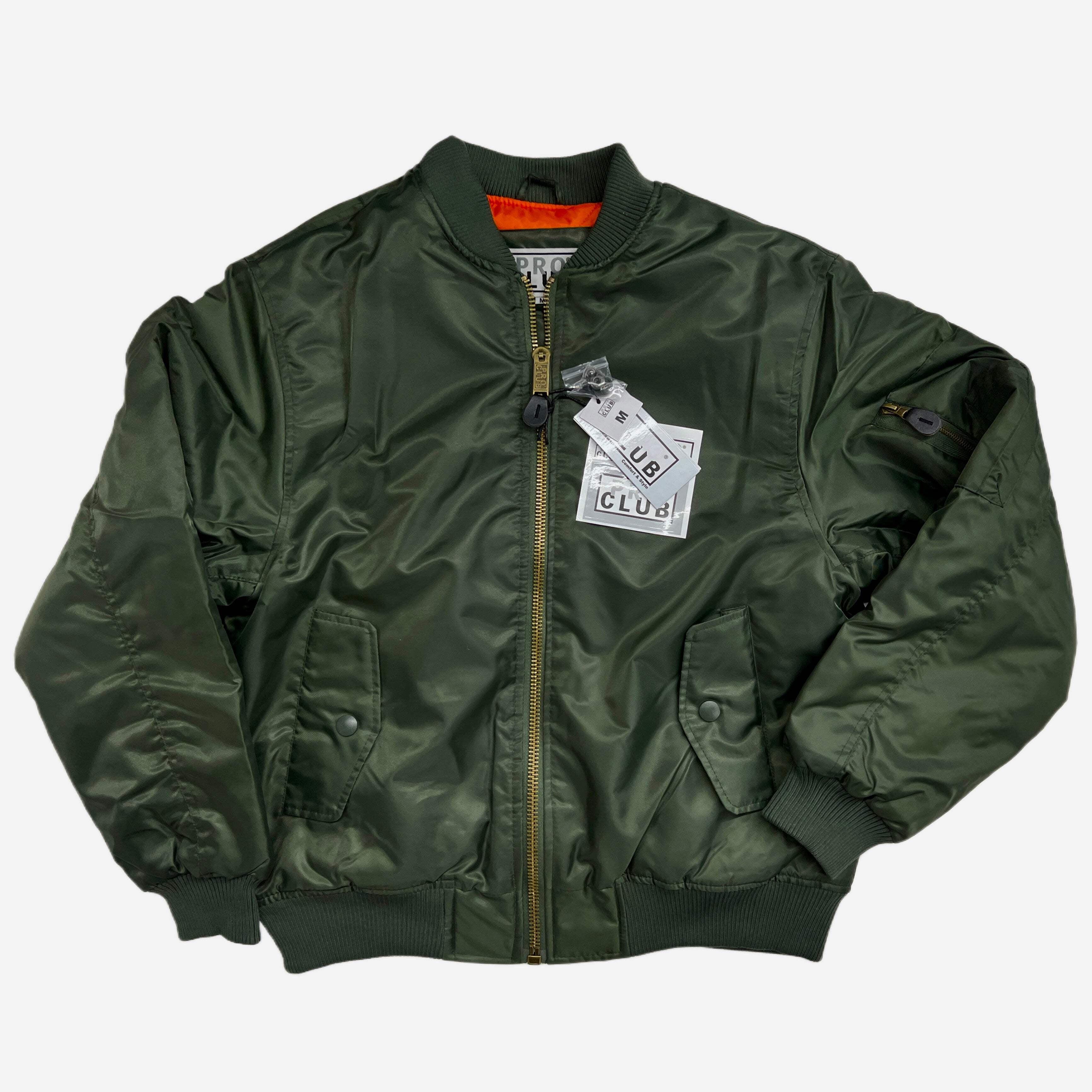 Pro Club Men's Flight Bomber Jacket - Walmart.com