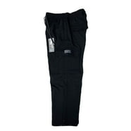 Pro Club Men's Heavyweight Fleece Cargo Sweatpants, Black, Durable ...