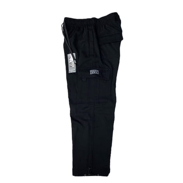 Pro Club Men's Heavyweight Fleece Cargo Sweatpants, Black, Durable ...