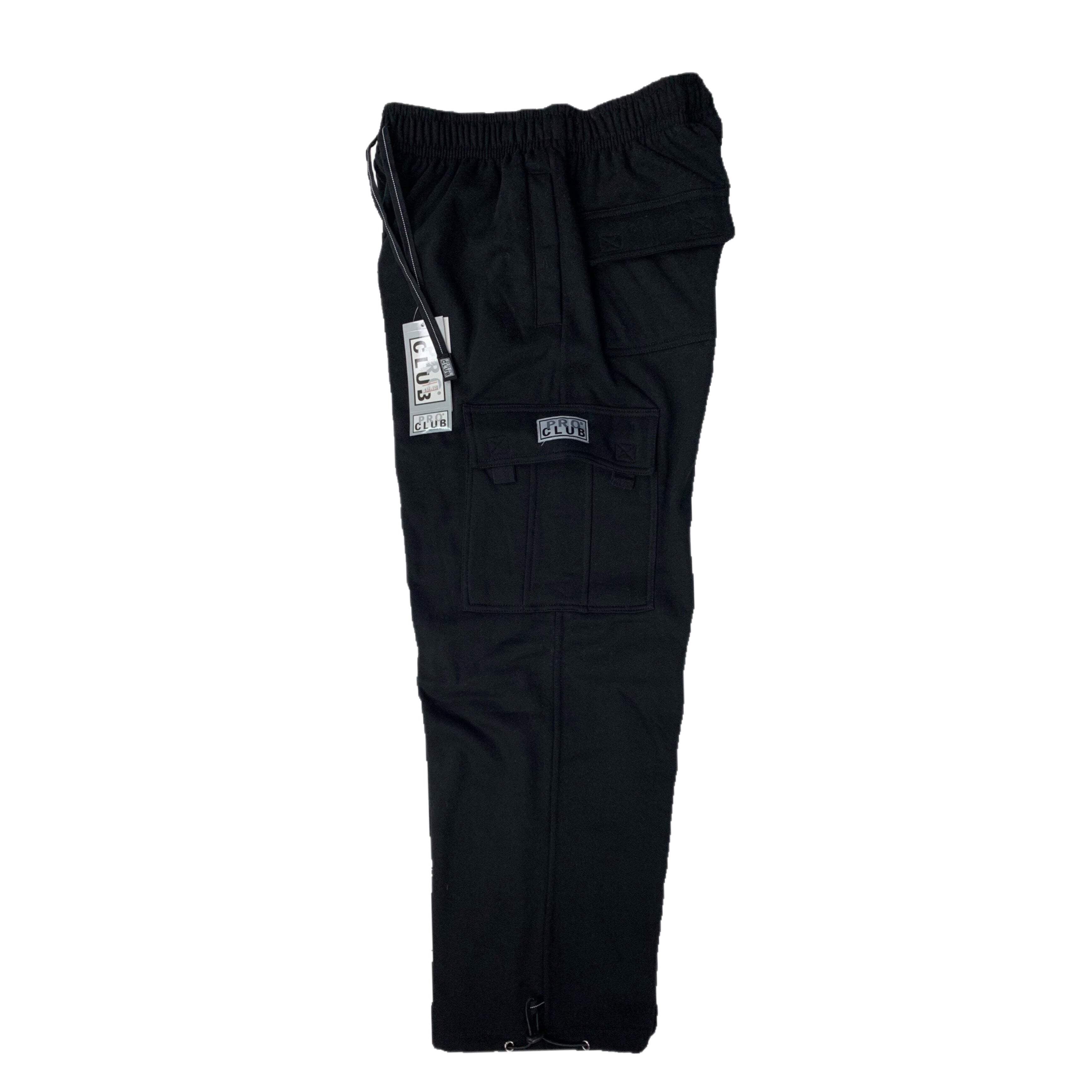 Pro Club Men's Heavyweight Fleece Cargo Pants - Walmart.com