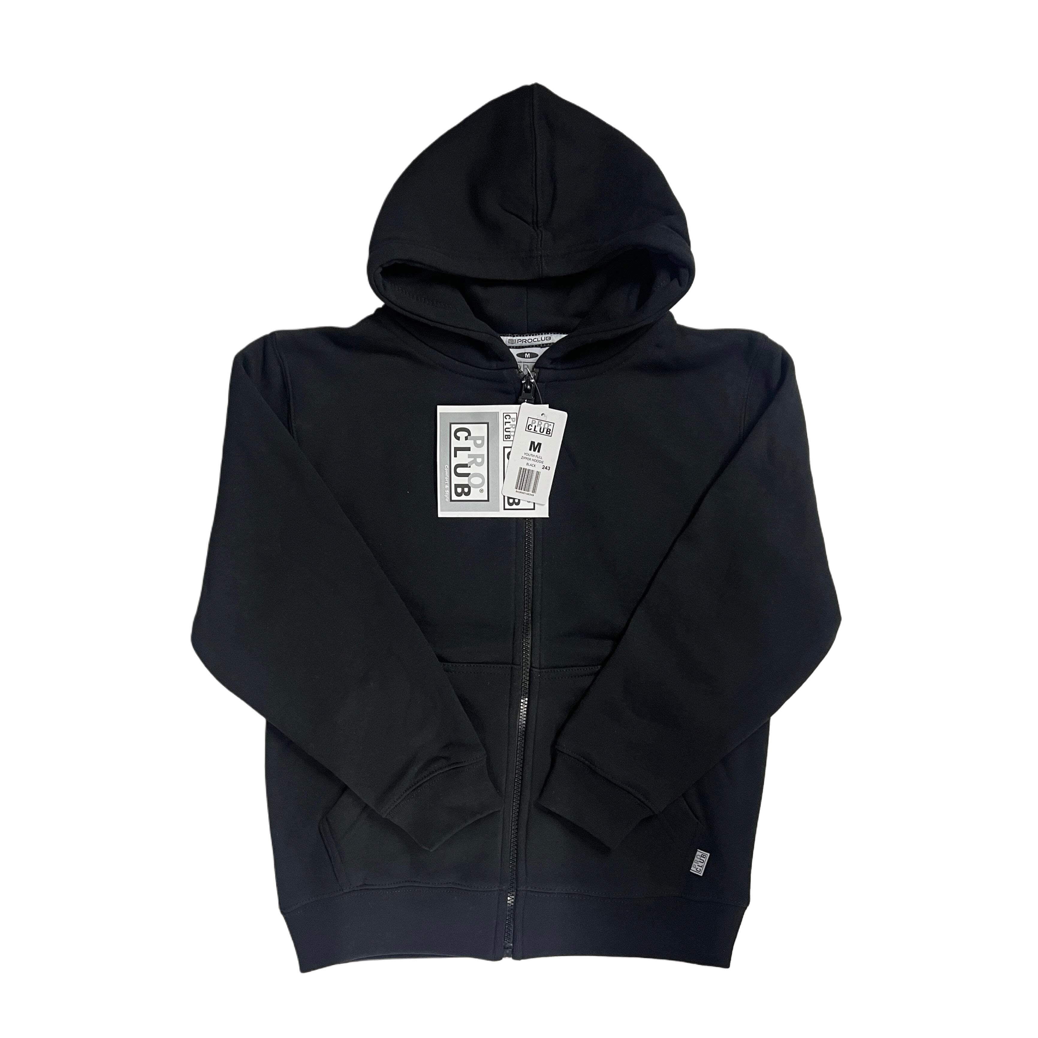 Pro Club Youth Fleece Full Zip Hoodie - Walmart.com