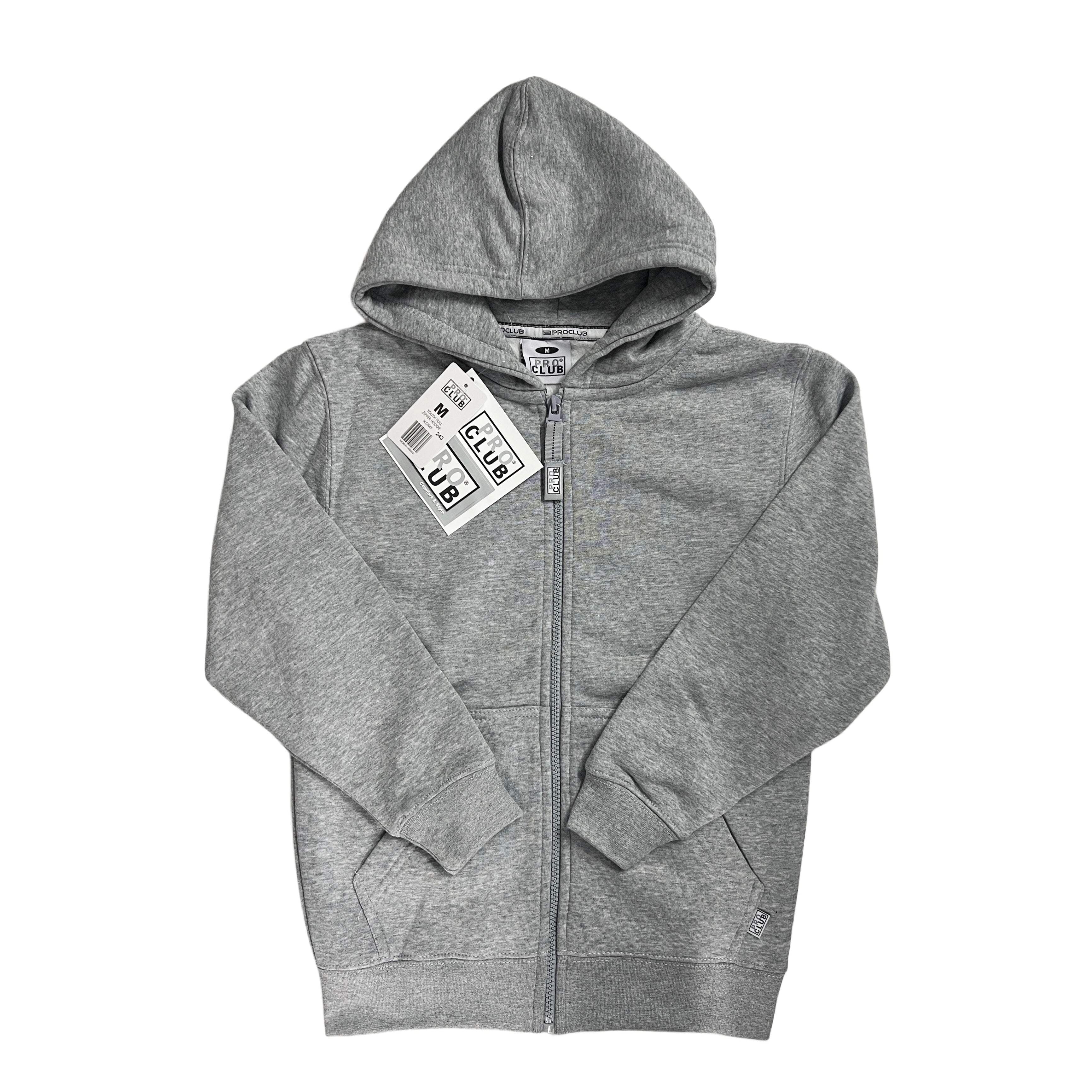 Pro Club Youth Fleece Full Zip Hoodie - Walmart.com