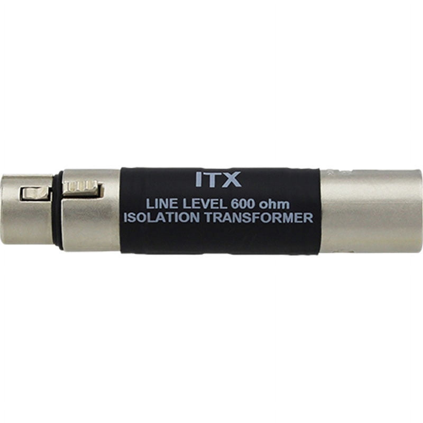 Pro Co ITX In-Line Male XLR to Female XLR Isolation Transformer ...
