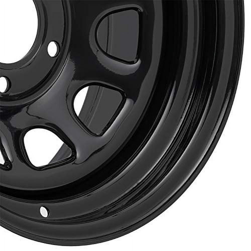 Pro Comp Steel Wheels Series 51 Wheel with Flat Black Finish (15x8"/5x5 ...