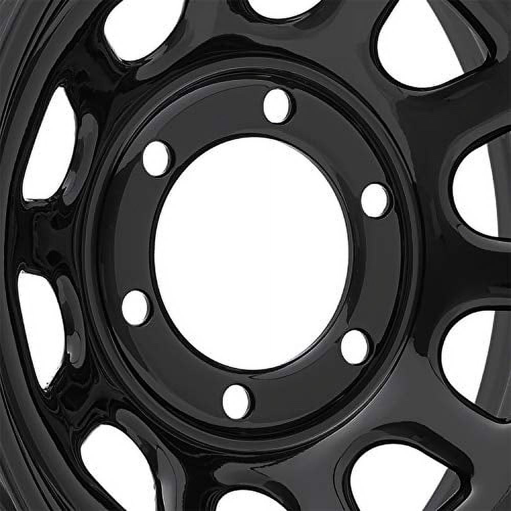 Pro Comp Steel Wheels Series 51 Wheel with Flat Black Finish (16x8"/6x5 ...