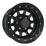 Pro Comp Rock Crawler Xtreme Series 252, 15x10 Gloss Black Steel Wheel ...