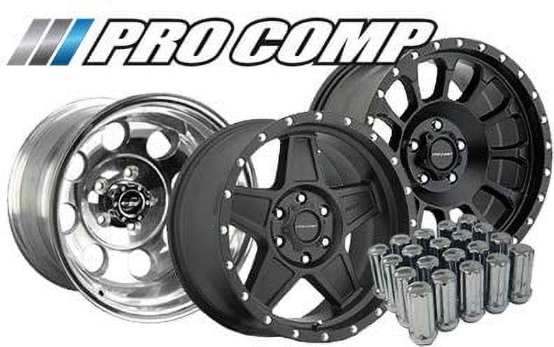 Pro Comp Wheels 703165502 Center Cap Black 7031/7032 Screw Cap Center ...