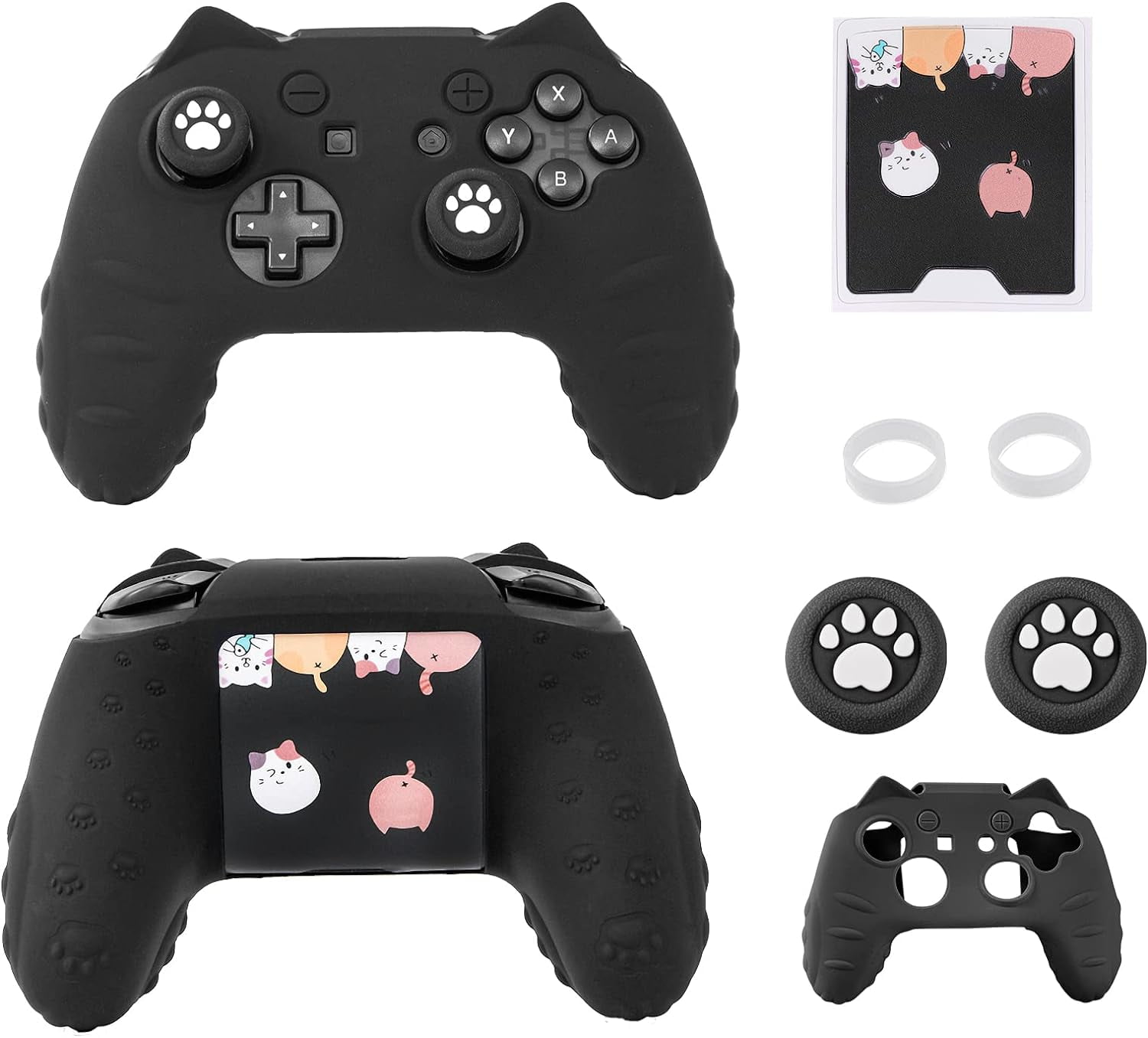 Pro Controller Skin for Switch, Cute Cat Paw Game Controller Skin with ...