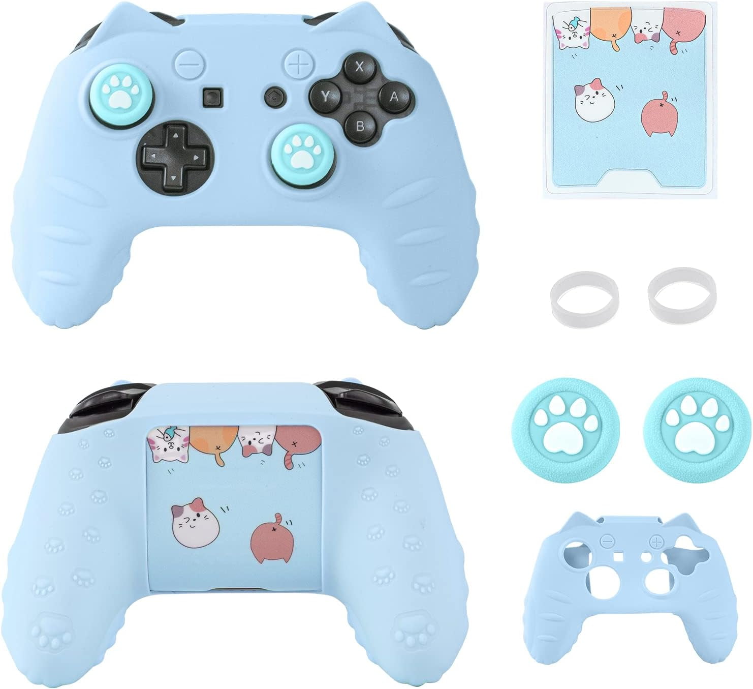 Pro Controller Skin for Switch, Cute Cat Paw Game Controller Skin with ...