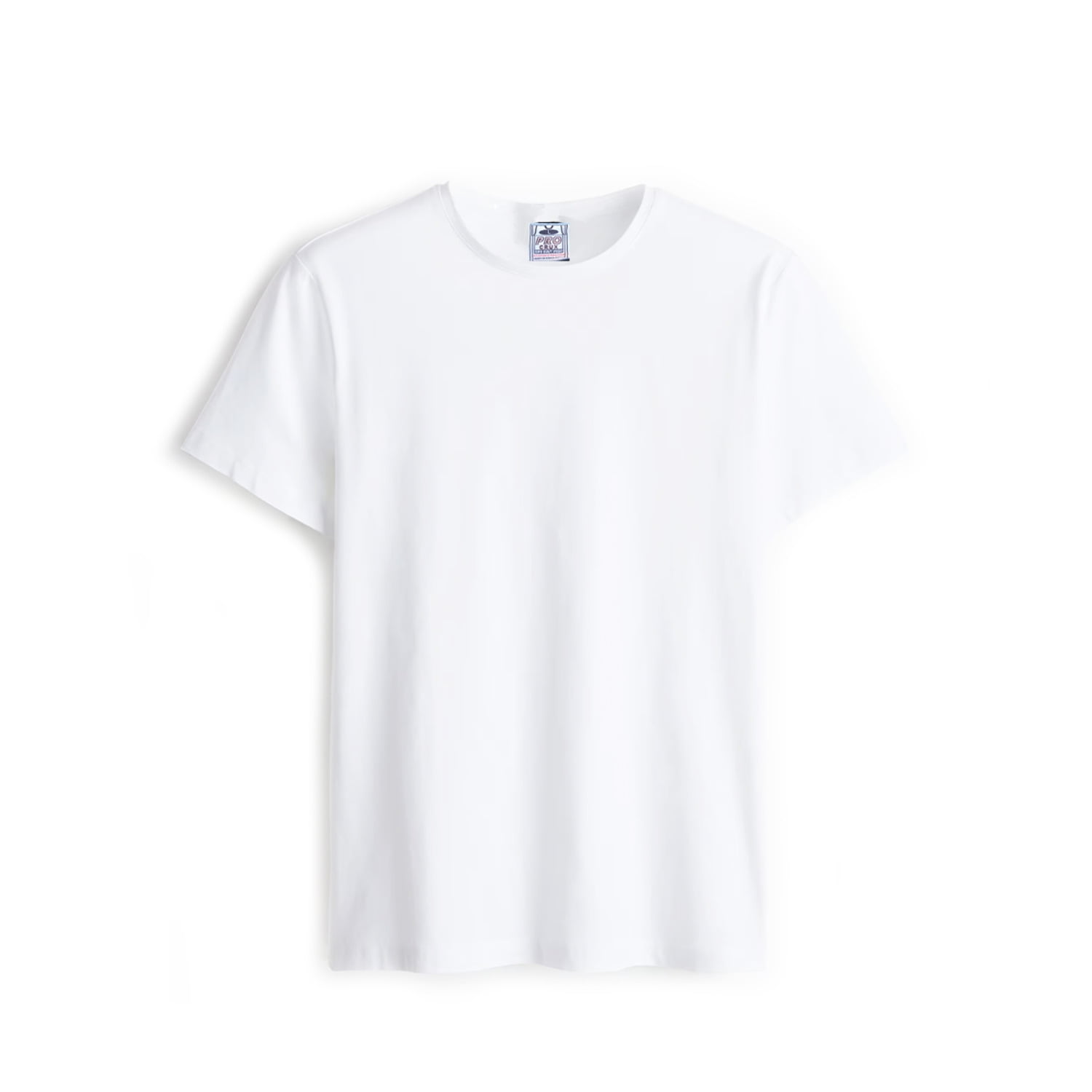 Pro Crux 100% Cotton Plain White T-Shirt - Walmart.com