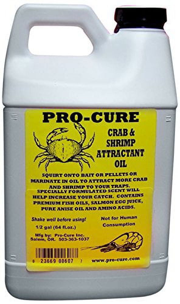 Pro-Cure Crab and Shrimp Fishing Attractant Bait Oil, 64 oz - Walmart.com
