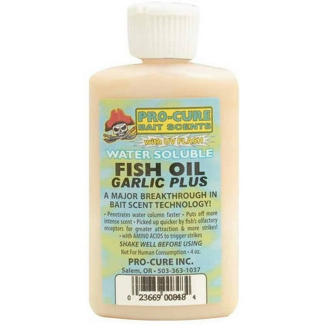 Pro-Cure 4 oz Water Soluble Bait Oil, Garlic - Walmart.com