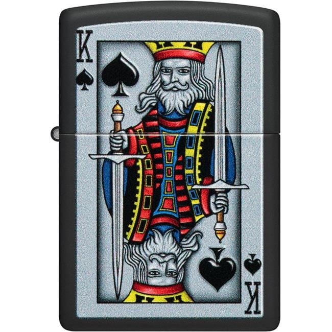 Pro-Cut ZIP-48488 2022N Zippo Price Fighter 218 King of Spades Design ...