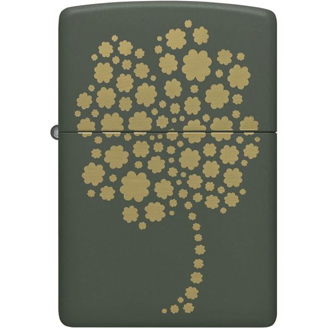Pro-Cut ZIP-48501 2022N Zippo Price Fighter 221 Four Leaf Clover Design ...