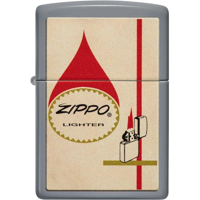Pro-Cut ZIP-48496 2022N Zippo Price Fighter Flat Gray Design Lighter ...