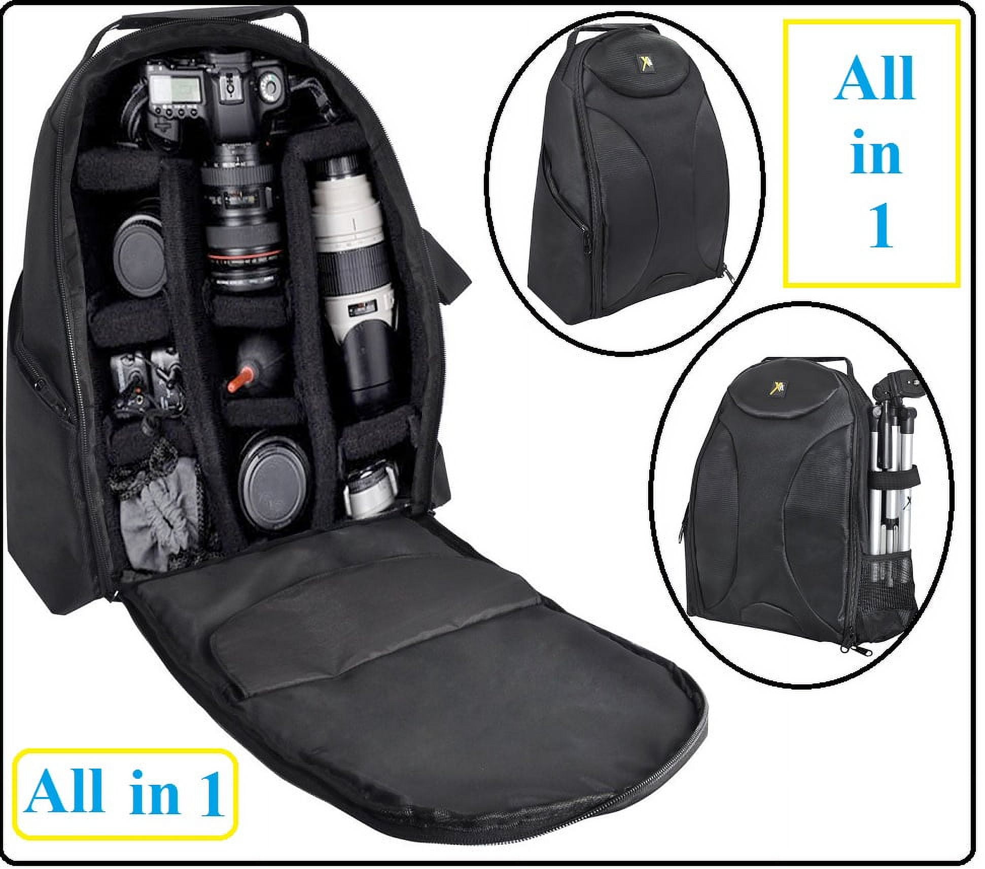Pro Series Deluxe Backpack Camera Bag, Padded, Fits Canon EOS R6 R5 Ra ...