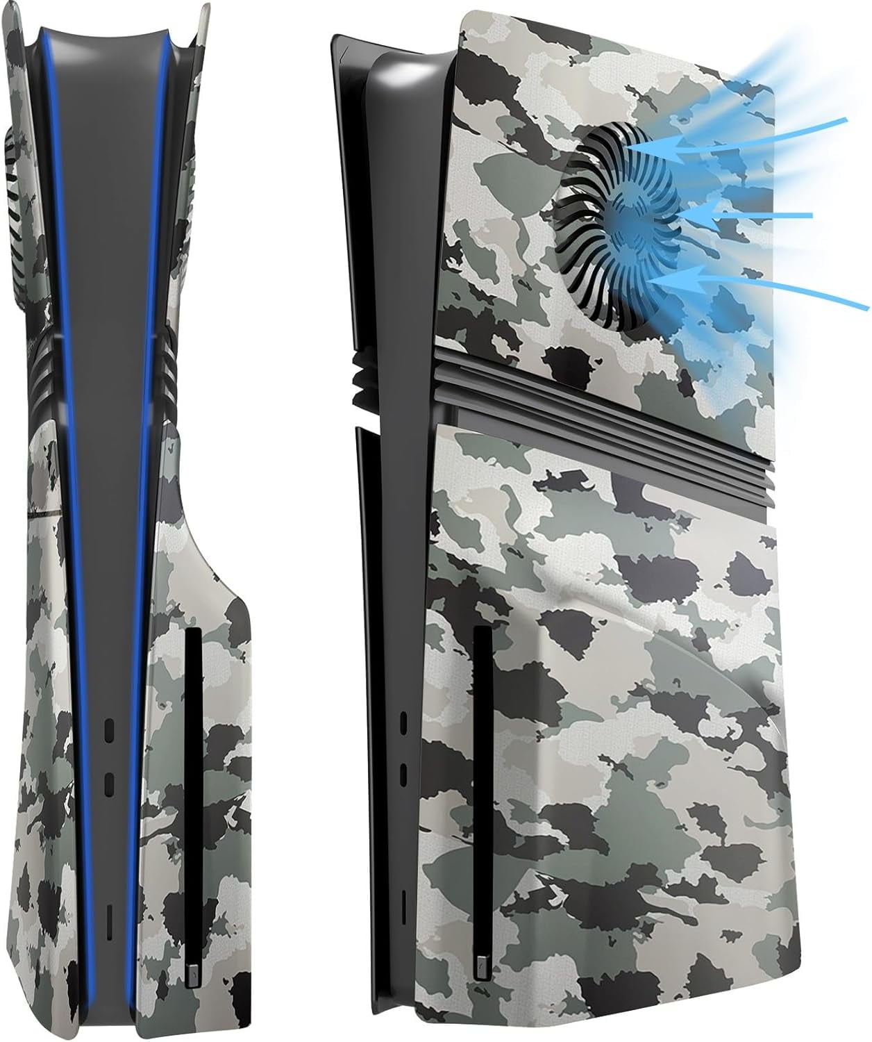 Pro Disc Edition Cover Plates with Cooling Vents for PS5 Pro Console ...