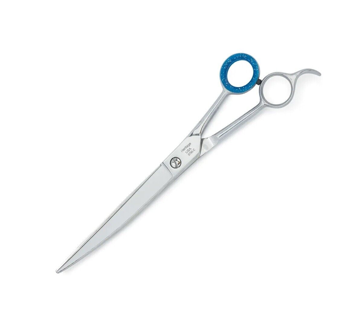 Pro Dog Grooming Shears Curved or Straight Long Lasting Stiletto Sharp ...