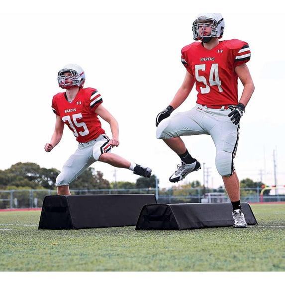 Pro-Down Football Step-Over Dummies, 8" High, Black - Walmart.com