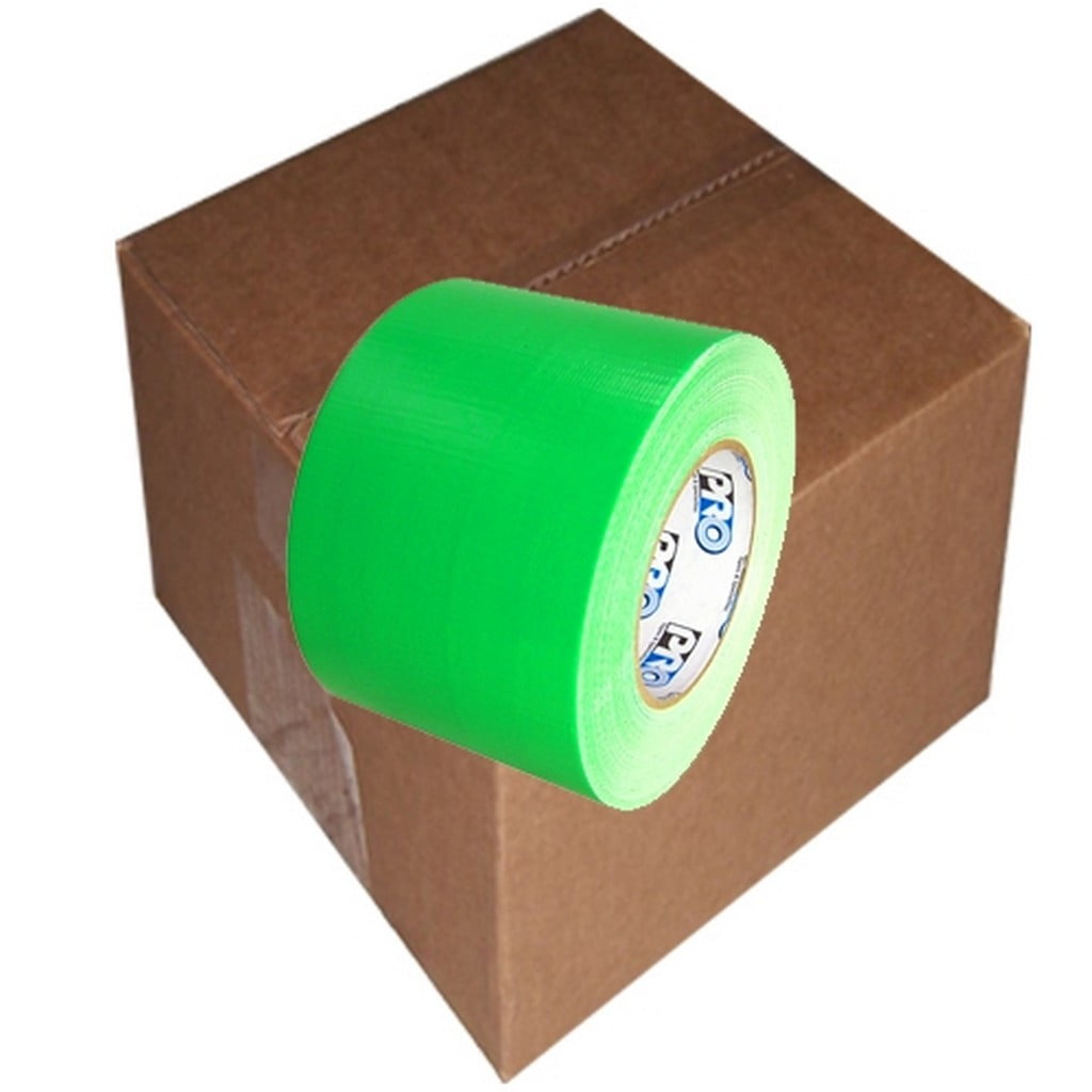Pro Duct 139 Fluorescent Green Duct Tape 4" X 60 Yard Roll (12 Roll ...